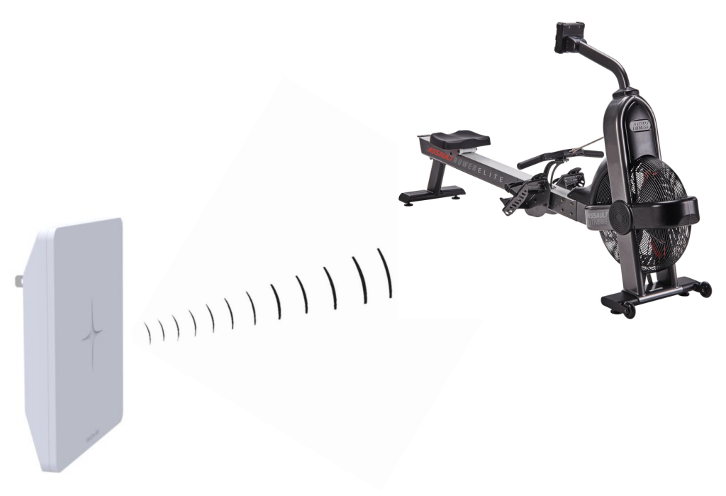 Long Range Wireless Power for Fitness Equipment