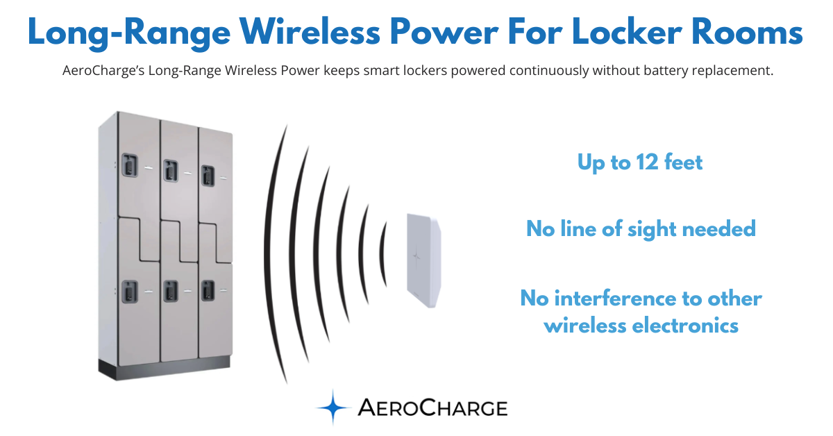 AeroCharge Launches Long-Range Wireless Charging for Smart Lockers
